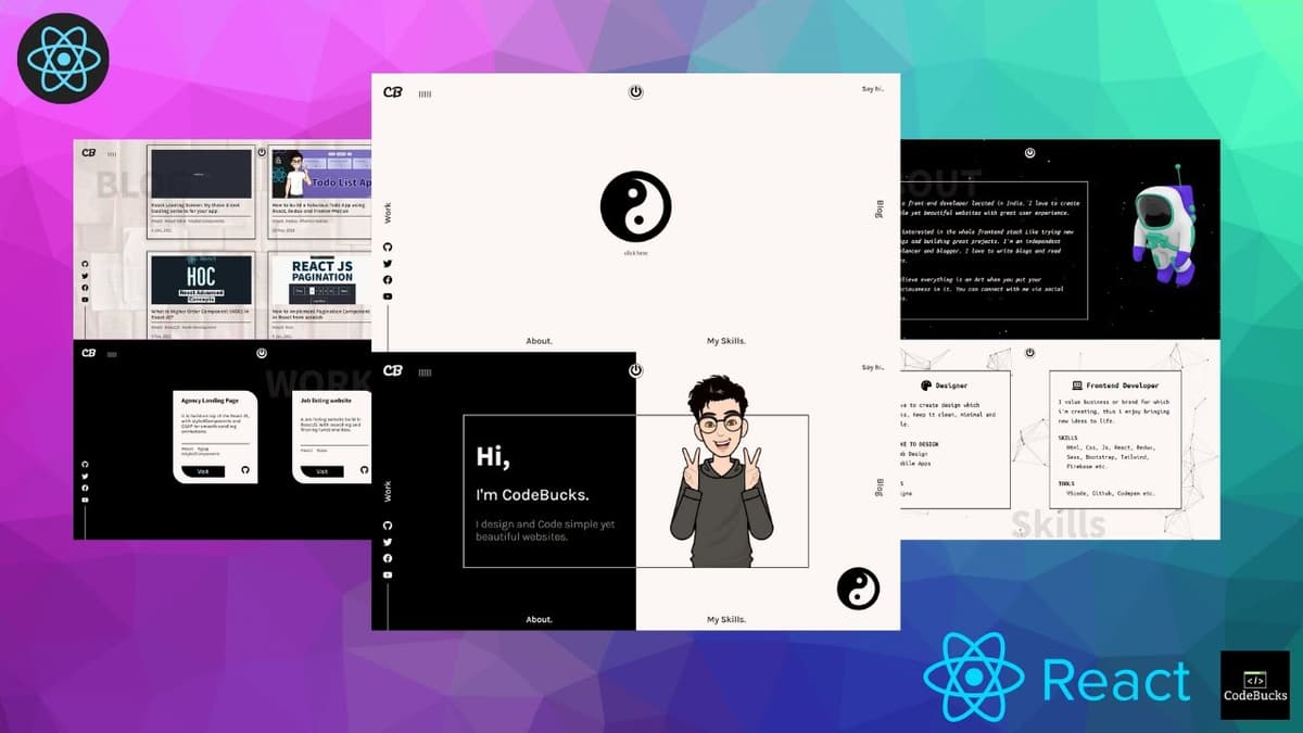 Build an Amazing Personal Portfolio Website with Next.js, Three.js & Tailwind CSS