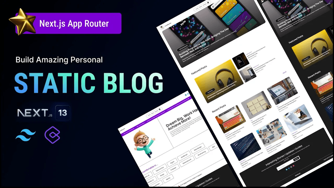 Build an Amazing Personal Portfolio Website with Next.js, Three.js & Tailwind CSS